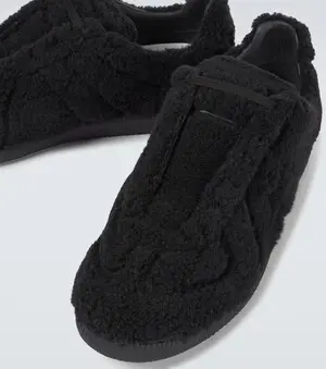 MAISON MARGIELA Replica Faux-shearling Sneakers