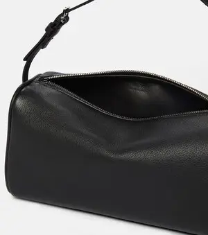 THE ROW Calf Leather Shoulder Bag - Black