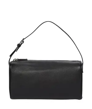 THE ROW Calf Leather Shoulder Bag - Black