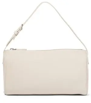THE ROW 90s Leather Shoulder Bag - White