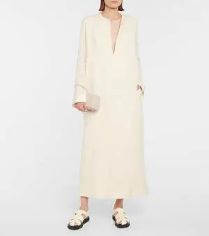 THE ROW 90s Leather Shoulder Bag - White
