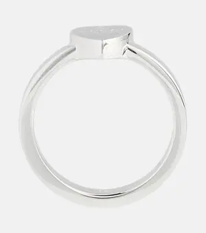 Gucci Heart Detail Ring - Silver