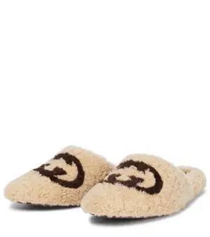Gucci Shearling Slippers