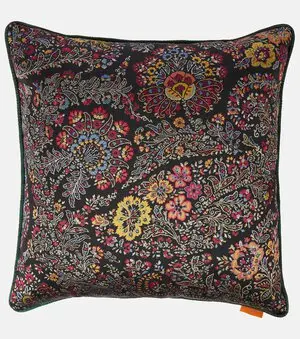 Etro Jacquard Cotton-blend Cushion - Multicoloured