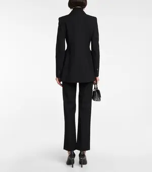 Balenciaga Hourglass Virgin Wool Blazer