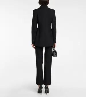 Balenciaga Hourglass Virgin Wool Blazer