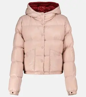 Moncler Bardanette Cropped Down Jacket - Pink