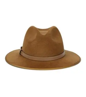 Gucci Horsebit Leather-trimmed Felt Fedora