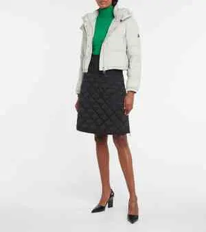 Moncler Quilted High-rise Skirt - Black