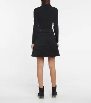 Moncler High-rise Quilted Mini Skirt