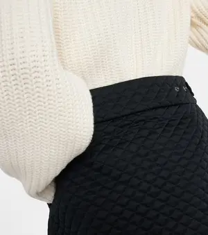 Moncler High-rise Quilted Mini Skirt