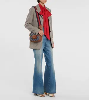 Gucci Exclusive To – Denim Horsebit 1955 Mini Bag