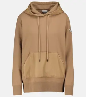 Moncler Wool And Cashmere Hoodie - Brown