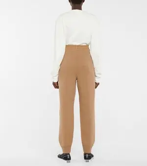 Moncler Wool And Cashmere Sweatpants - Beige