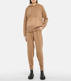 Moncler Wool And Cashmere Sweatpants - Beige