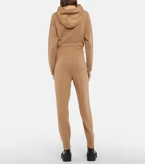 Moncler Wool And Cashmere Sweatpants - Beige