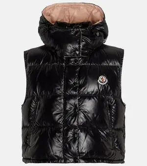 Moncler Quilted Down Vest - Black