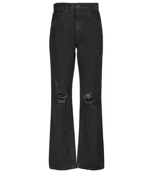 SLVRLAKE London High-rise Wide-leg Jeans - Black