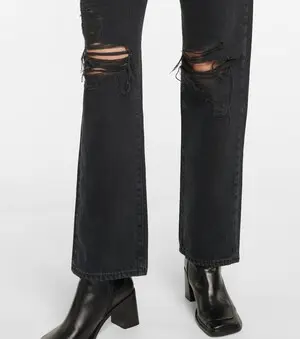 SLVRLAKE London High-rise Wide-leg Jeans - Black