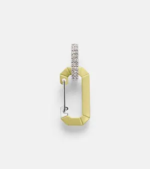 EERA Chiara Small 18kt Gold Single Earring With Diamonds - Yellow