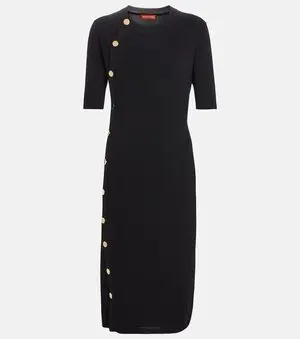 Altuzarra Minamoto Knit Midi Dress - Black