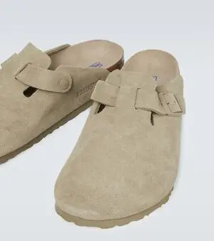 BIRKENSTOCK Boston Suede Mules