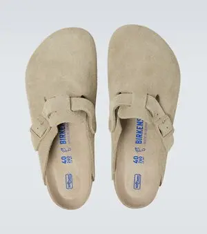 BIRKENSTOCK Boston Suede Mules