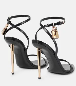 TOM FORD Padlock Leather Sandals