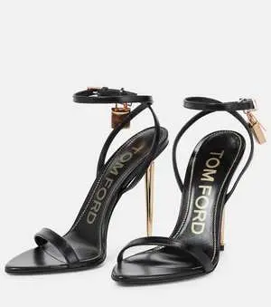 TOM FORD Padlock Leather Sandals