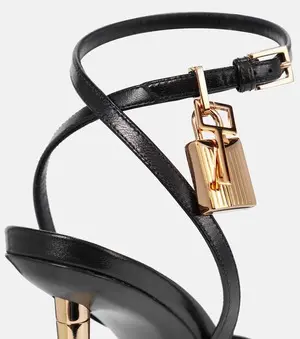 TOM FORD Padlock Leather Sandals