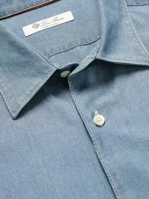 Loro Piana Arthur Preston Cotton-chambray Shirt