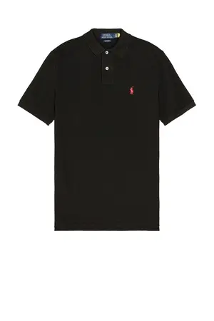 Polo Ralph Lauren Classic Fit Mesh Polo - Black