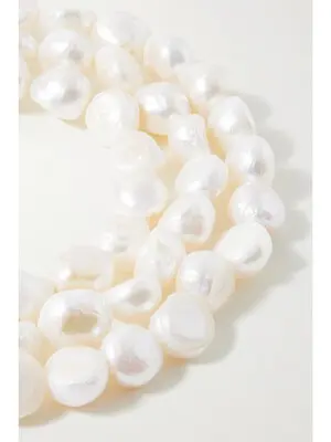 Cult Gaia Nora Pearl Choker - Neutrals