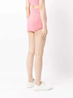 Cashmere In Love High-waisted Cashmere Shorts - Pink