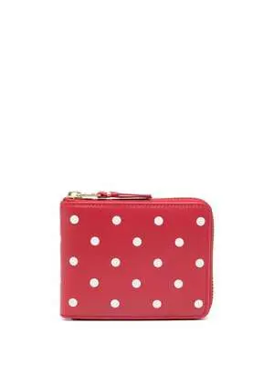 Comme Des Garçons Polka-dot Compact Wallet