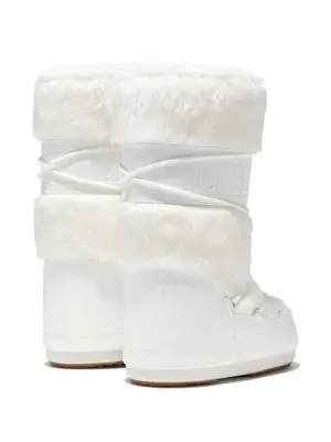 Moon Boot Icon Faux-fur Boots - White