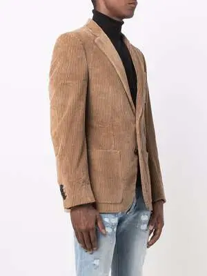Philipp Plein Single-breasted Corduroy Blazer