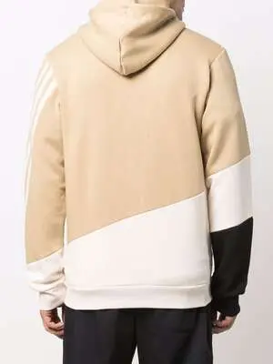 Adidas Three-stripe Panelled Zip Hoodie