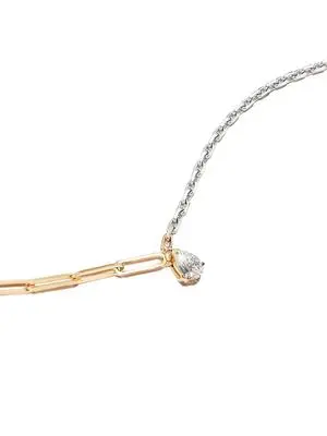Yvonne Léon 18kt Pear-cut Diamond Necklace - Gold