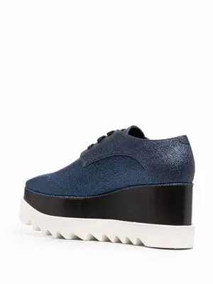 Stella McCartney Elyse Metallic Platform Shoes