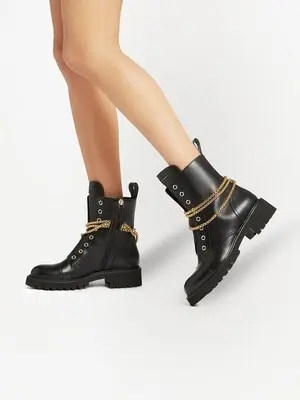 GIUSEPPE ZANOTTI Alexa Chain-detail Boots