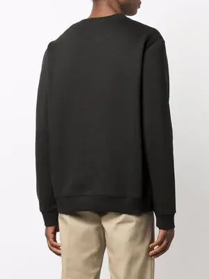 Dickies Logo-patch Crew Neck Sweatshirt - Black
