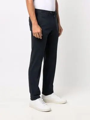 PT TORINO Straight Leg Chino Trousers - Blue