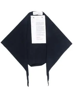 Extreme Cashmere Navy Bandana Scarf - Blue