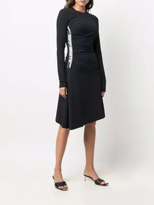Off-White Logo Tape Midi Dress