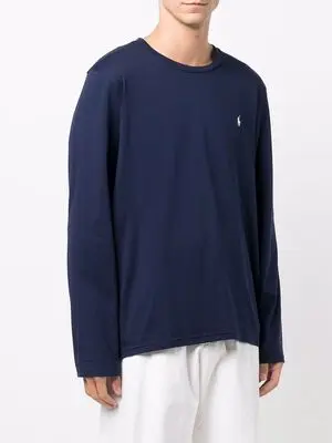 Polo Ralph Lauren Logo-embroidered T-shirt - Blue