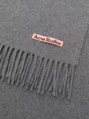 Acne Studios Fringed Cashmere Scarf