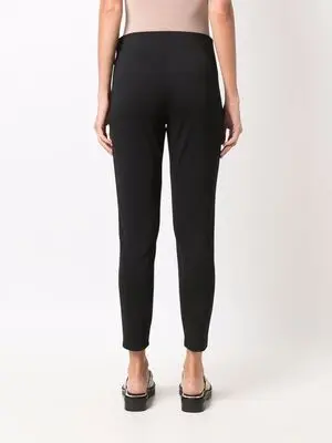 Calvin Klein Faux-leather Cropped Leggings