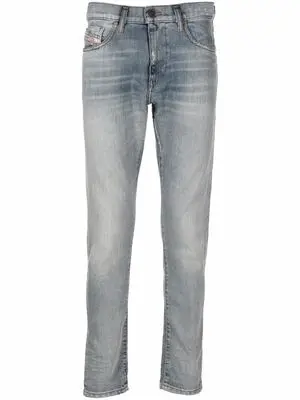DIESEL® Faded Slim-fit Jeans - Blue