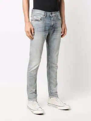 DIESEL® Faded Slim-fit Jeans - Blue